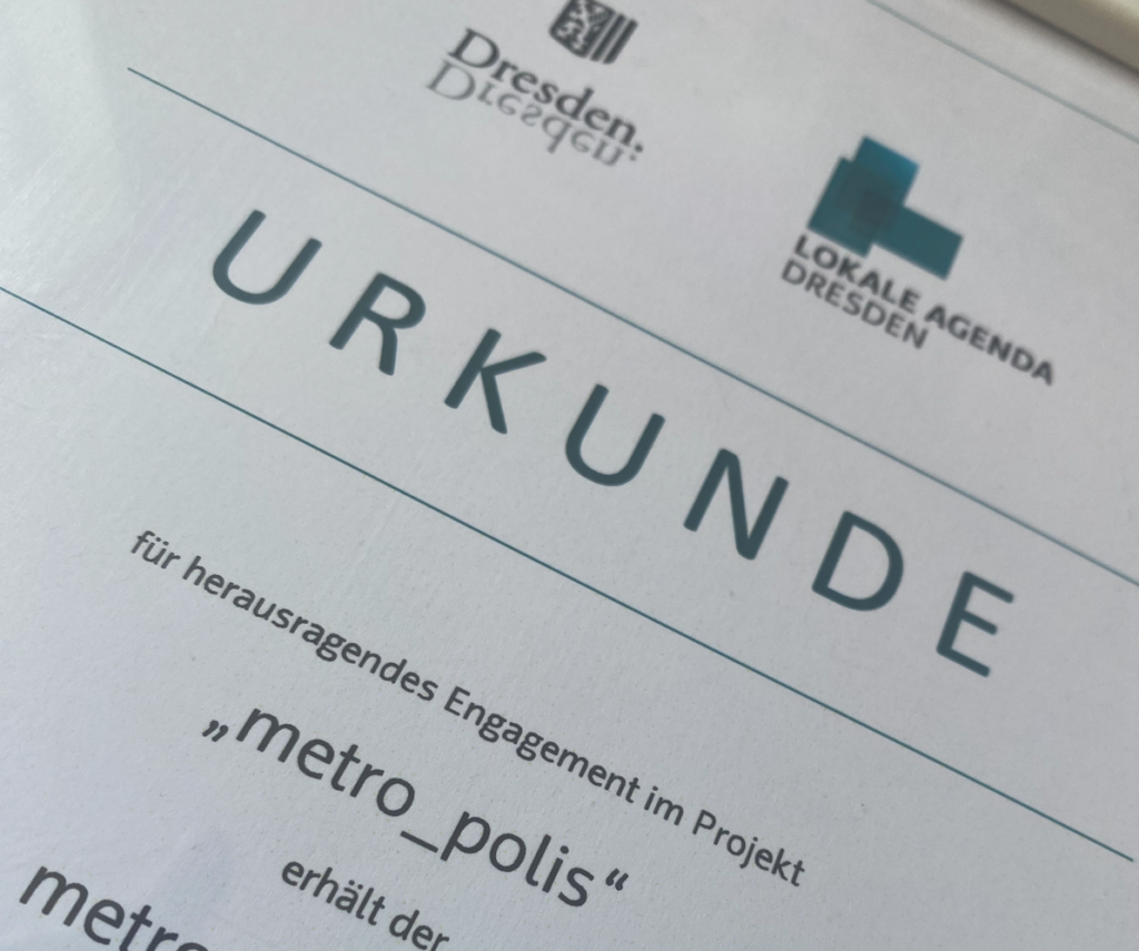 metro_polis ist Preisträger! – metro_polis